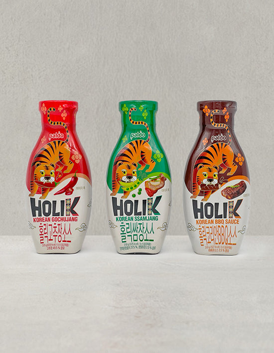 [Paldo] 3 types of Holic Sauce (Gochujang, Ssamjang, BBQ Sauce) – Kurly USA