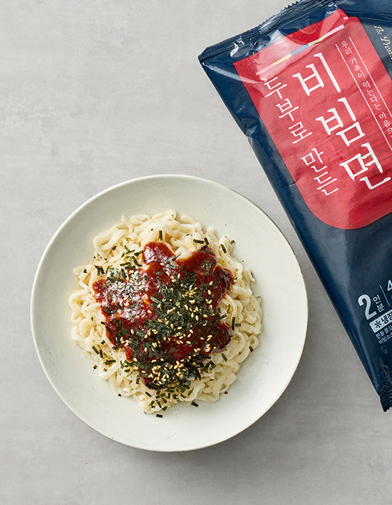 [한둘푸드] 두부로 만든 비빔면 (2인분) – Kurly USA